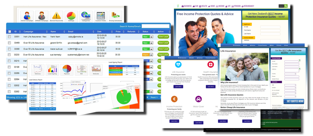 Insurance Client Acquisition System NZ | Live Lead Networks